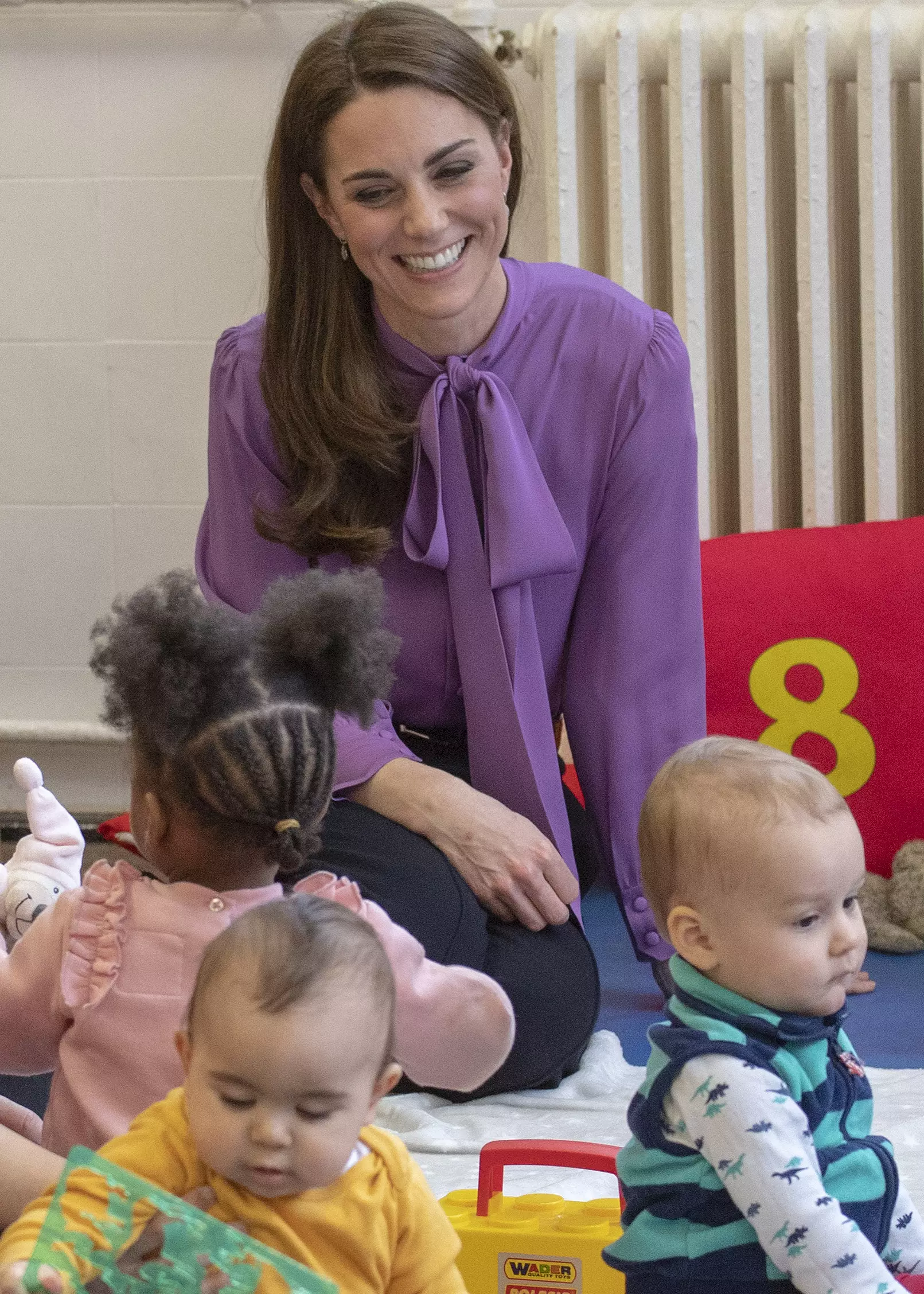 Catherine, Duchess nke Cambridge na-eleta Henry Fawcett Children Center