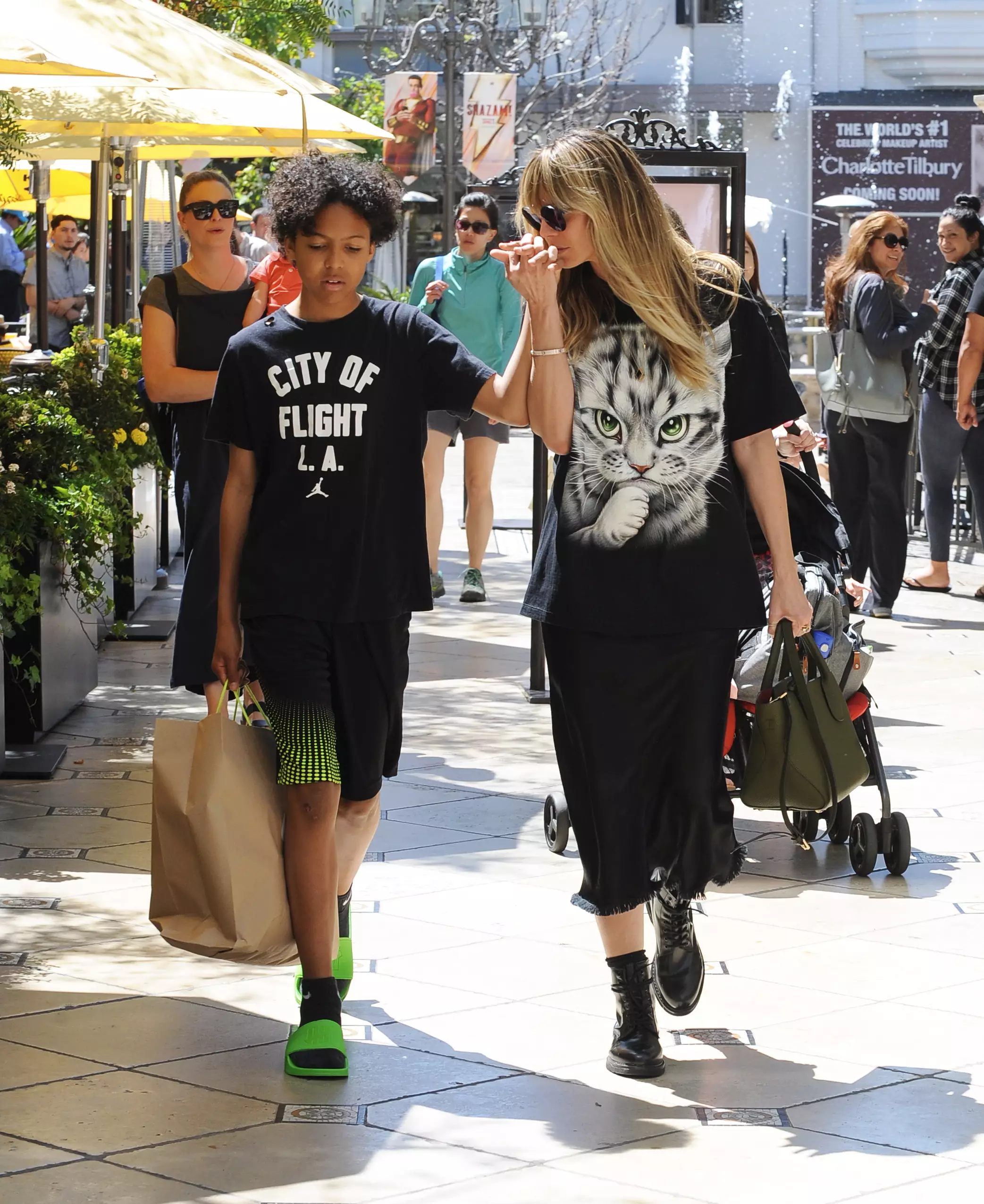 Heidi Klum wani cat ne mai son siyayya a Grove