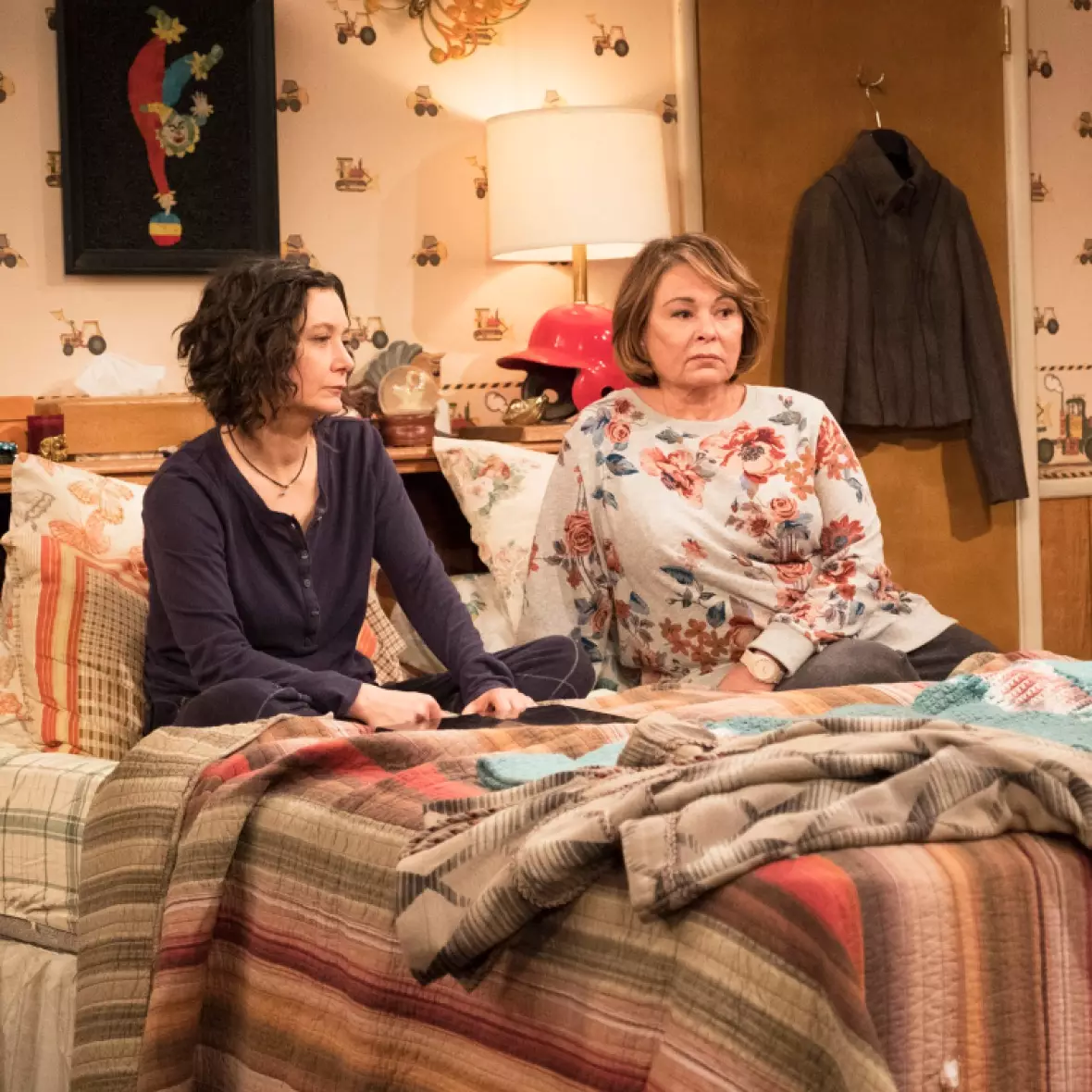 sara gilbert roseanne barr getty imaxes