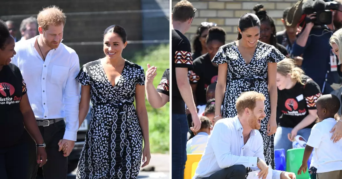 Meghan Markle na Prince Harry Africa Tour Royal: Foto ụbọchị mbụ