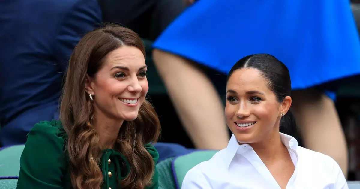 Na auai faatasi Meghan Markle ma Kate Middleton i le Wimbledon 2019