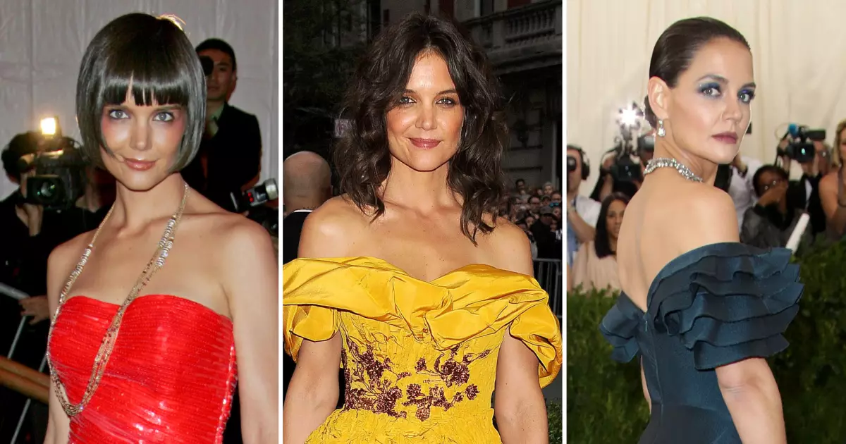 Katie Holmes „Met Gala Looks“: daugelio metų aprangos nuotraukos