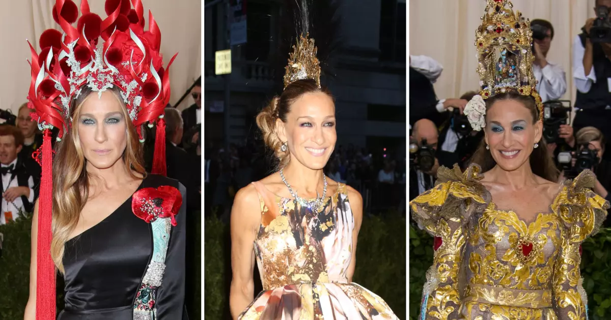 Sarah Jessica Parker se Met Gala-uitrustings: Foto's van mode