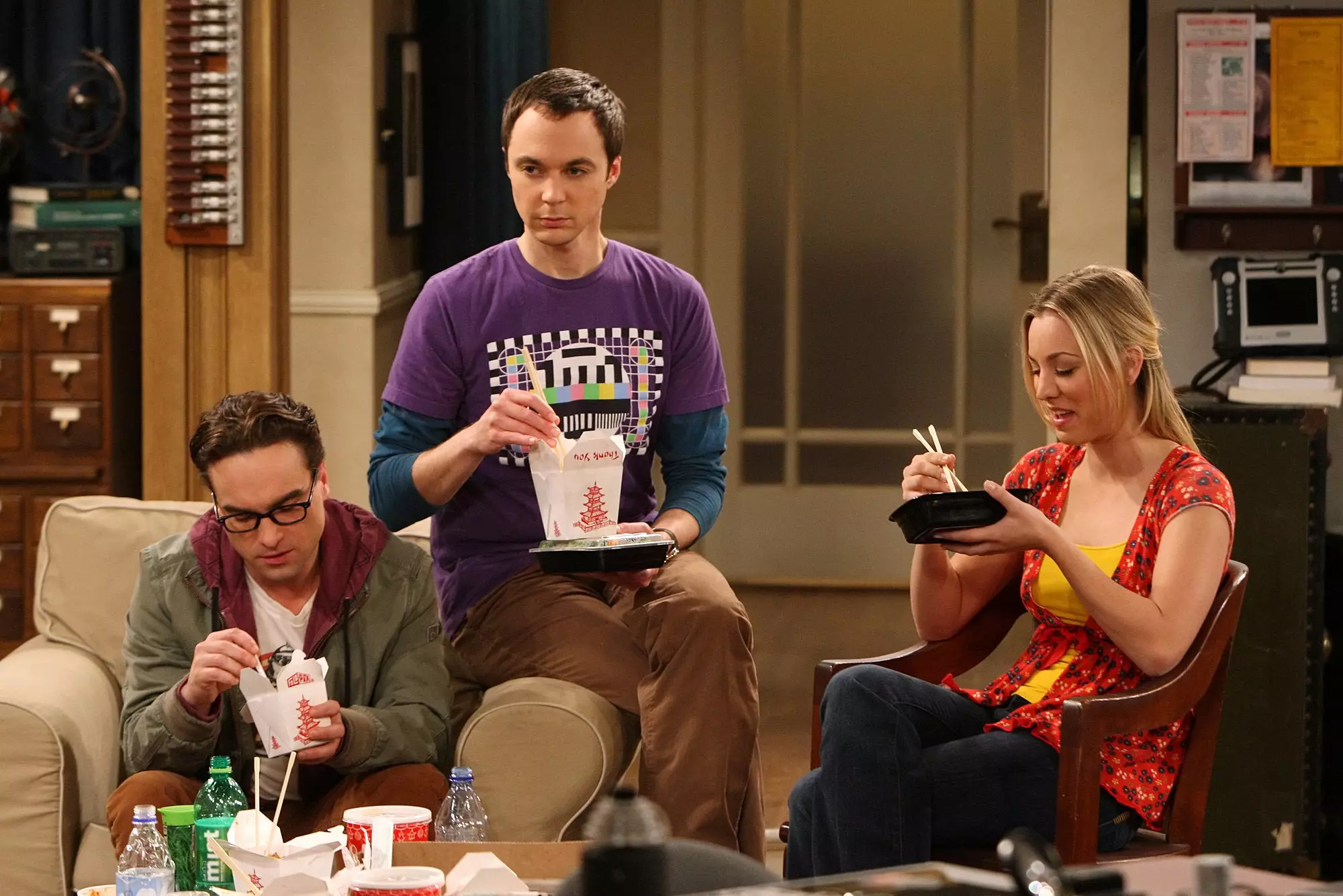 Big Bang Theory - Leonard, Sheldon ary Penny