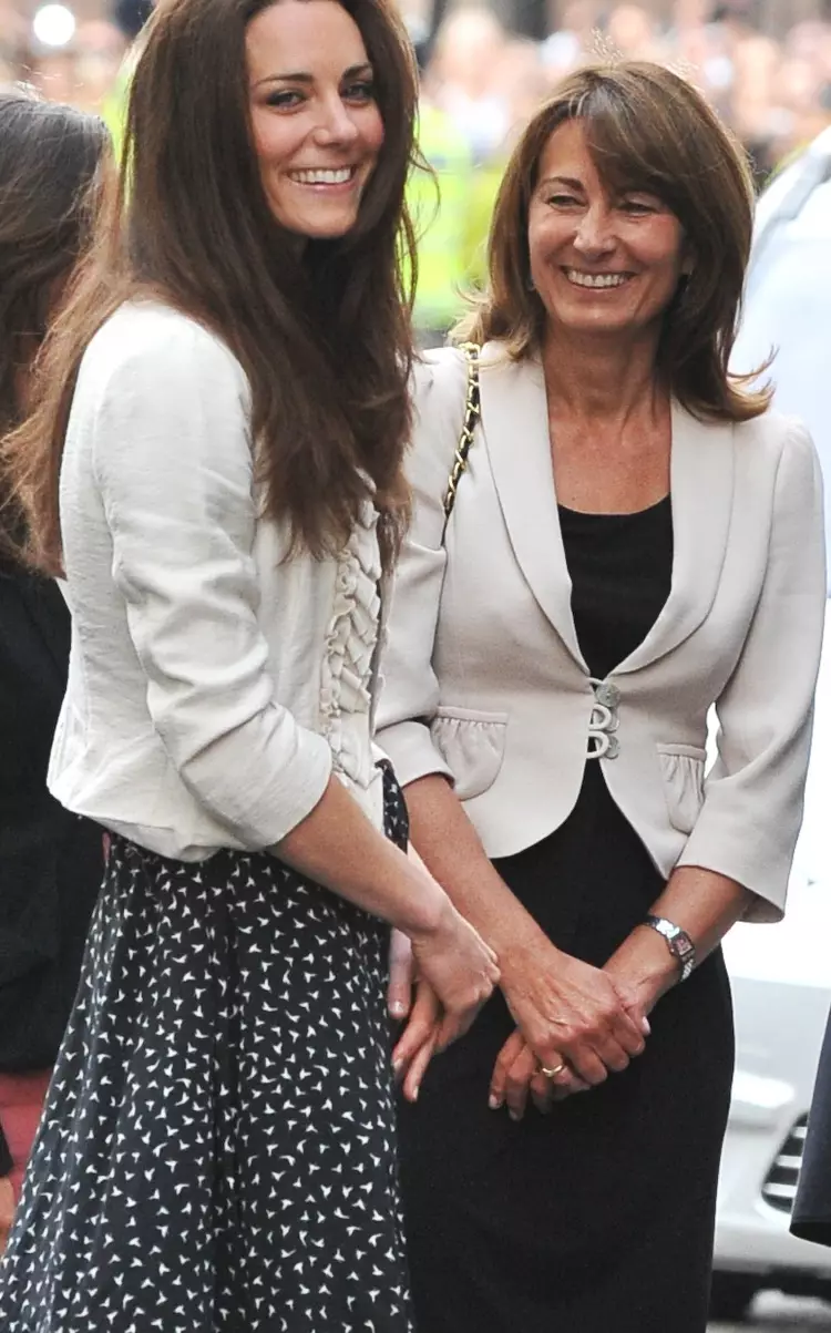 Kate Middleton in Carole Middleton