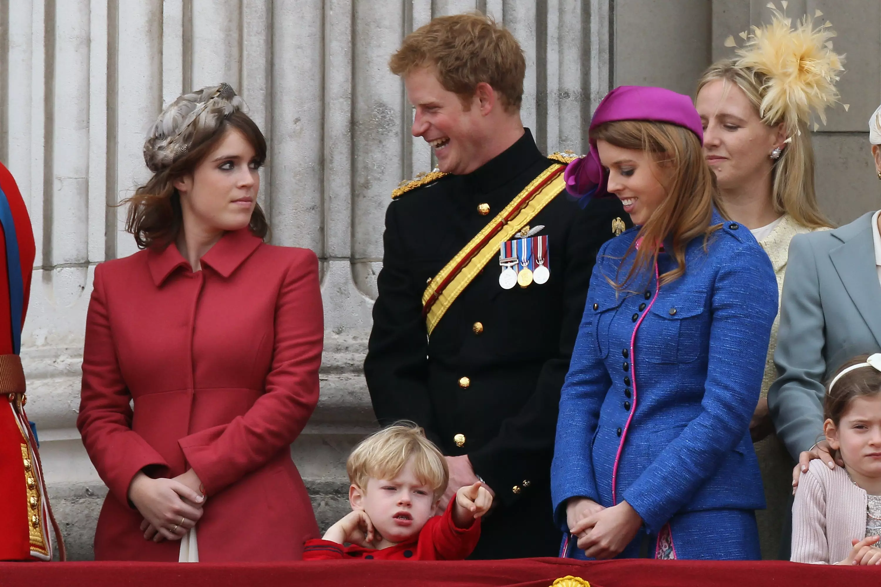 księżniczka eugenia i książę harry