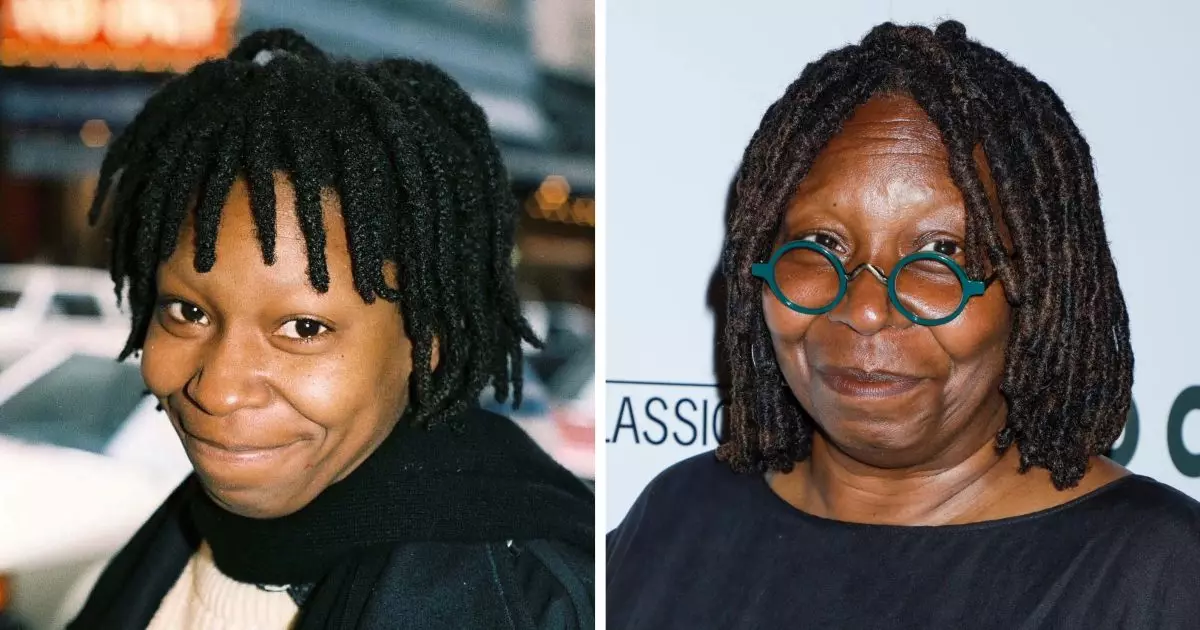 Whoopi Goldberg í gegnum árin: Myndir af henni þá vs núna