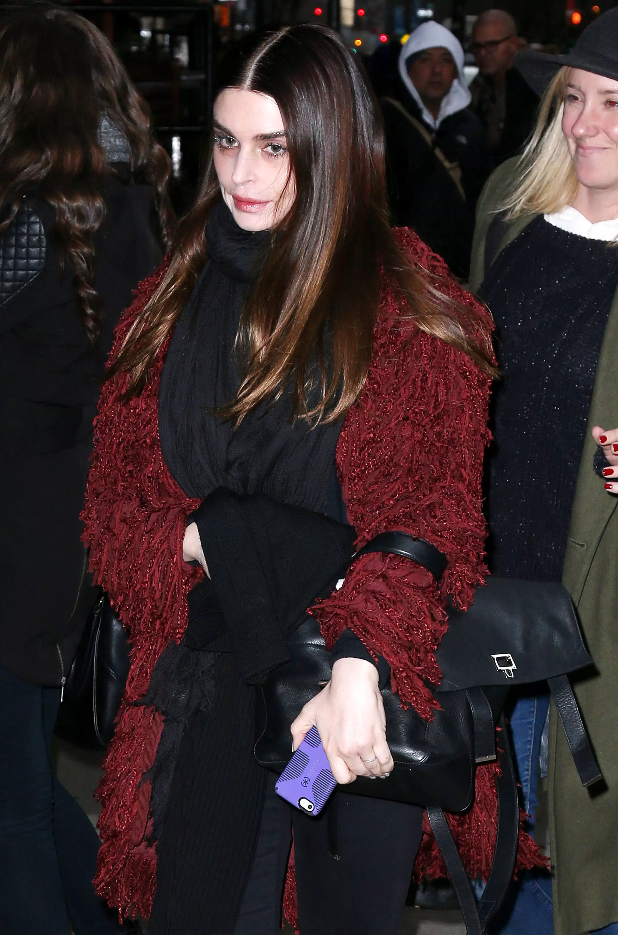 Aimee Osbourne dehors et environ, New York, Amérique - 31 mars 2015