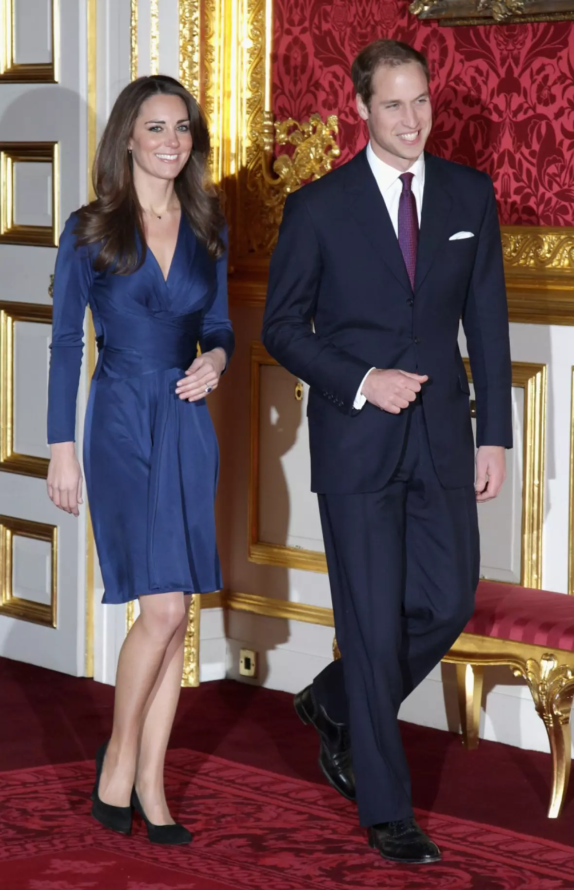 kate middleton fiançailles robe getty images