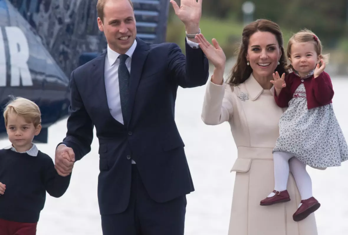 Kate Middleton princi William Princi Xhorxh princesha Charlotte Getty imazhe