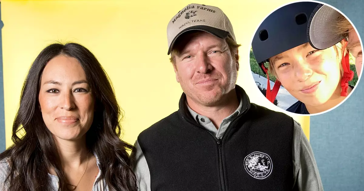 Chip Gaines eta Joanna Gainesen Drakeren seme zaharrenaren argazkirik politenak