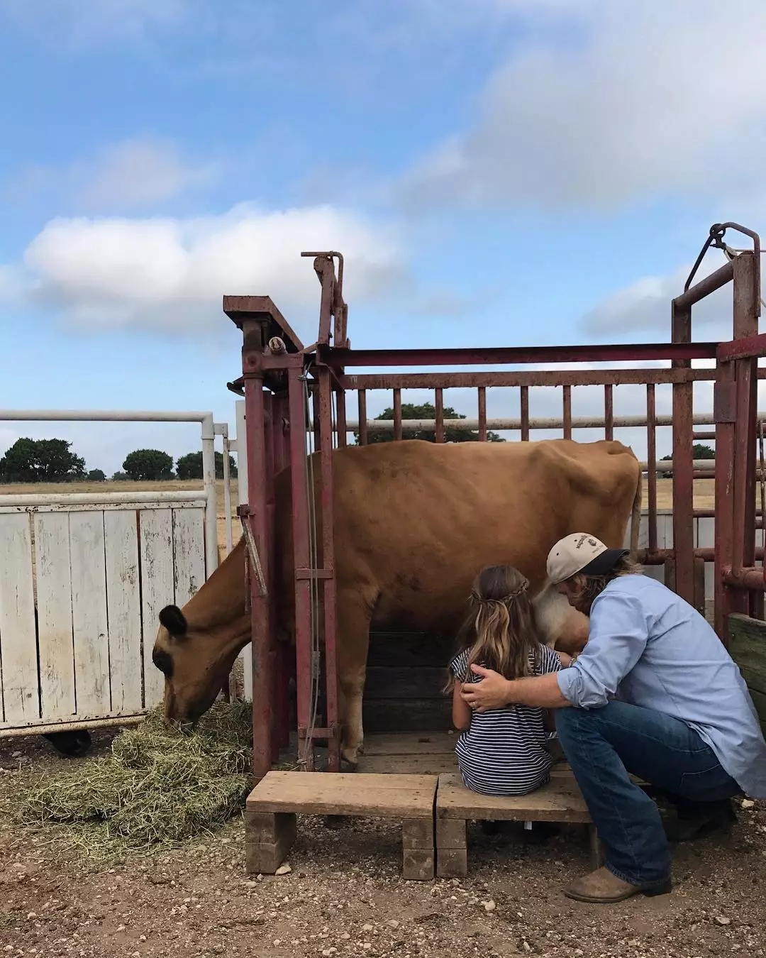 Chip Gaines y su hija Emmie