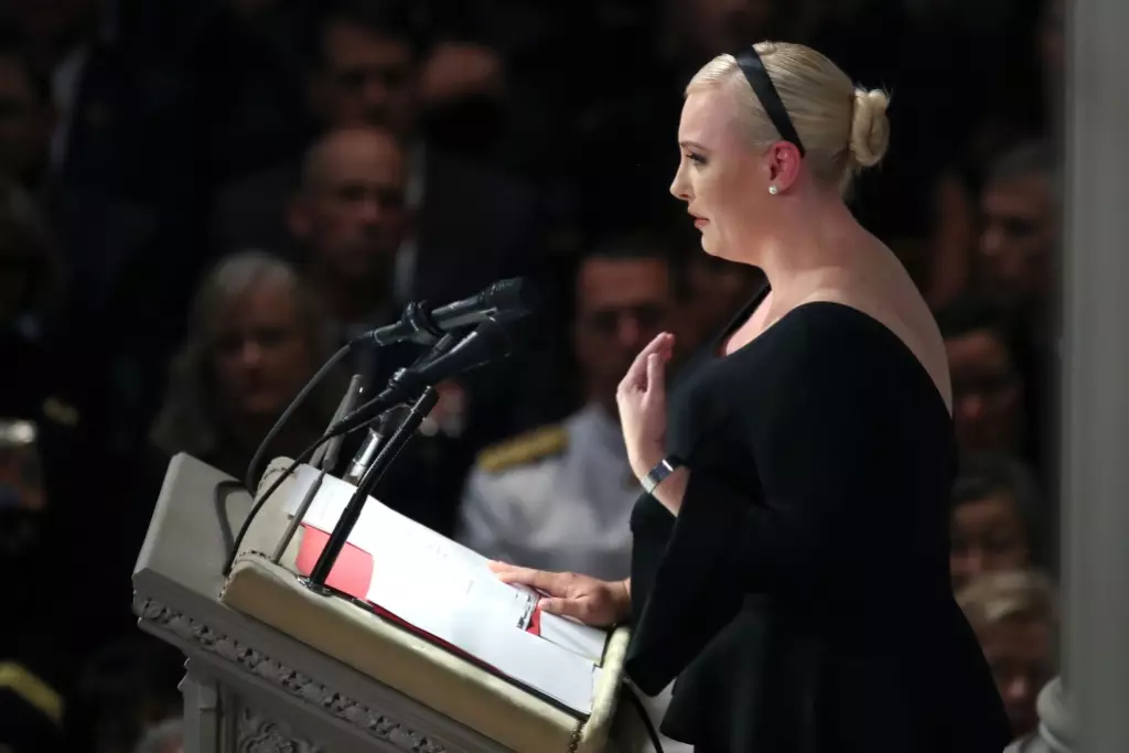 Ομιλία στην κηδεία της Meghan McCain