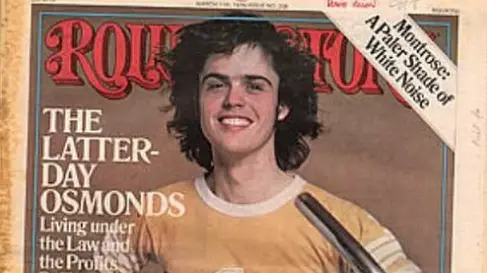 Donny Osmond mimrer på første 'Rolling Stone'-cover