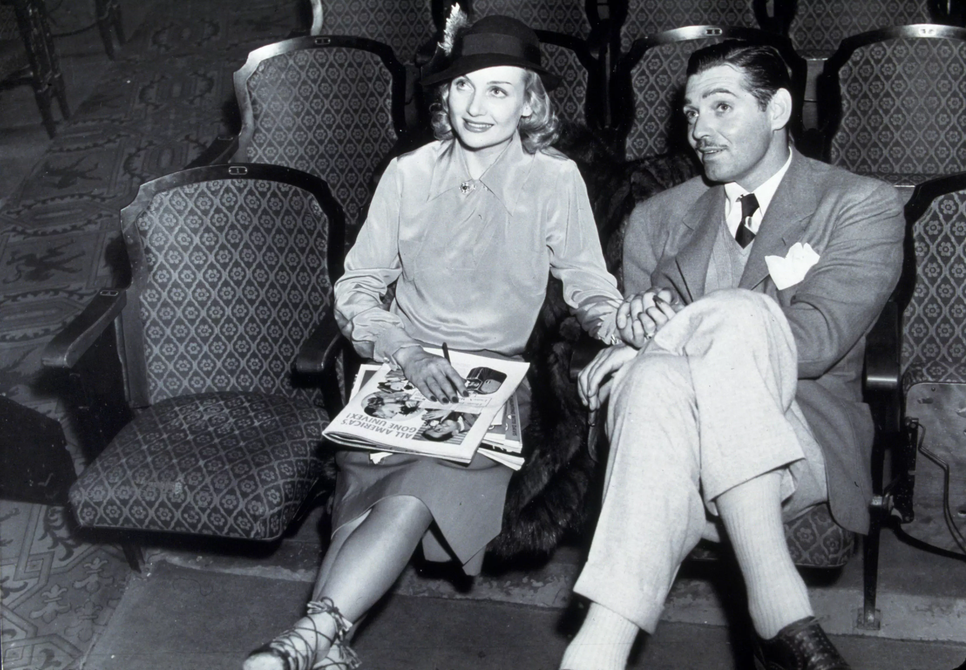 Clark Gable na Carole Lombard