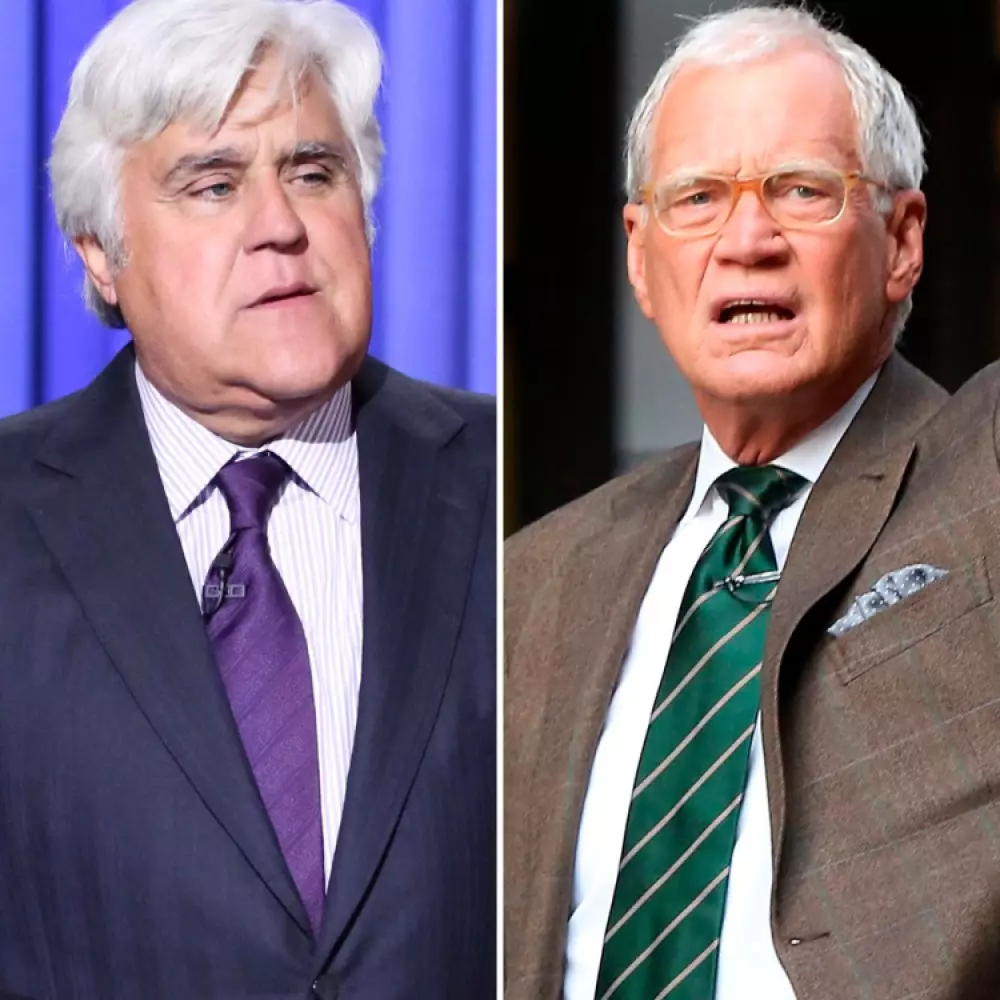 រូបថតរបស់ David Letterman Jay Leno Getty