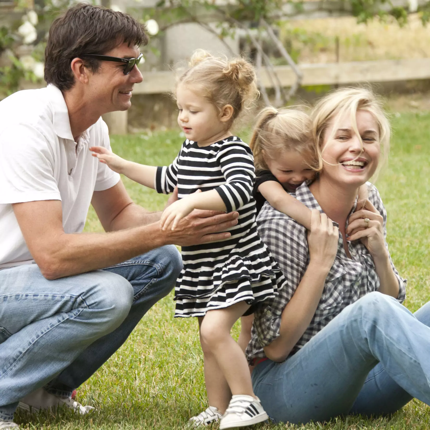 rebecca romijn family getty images