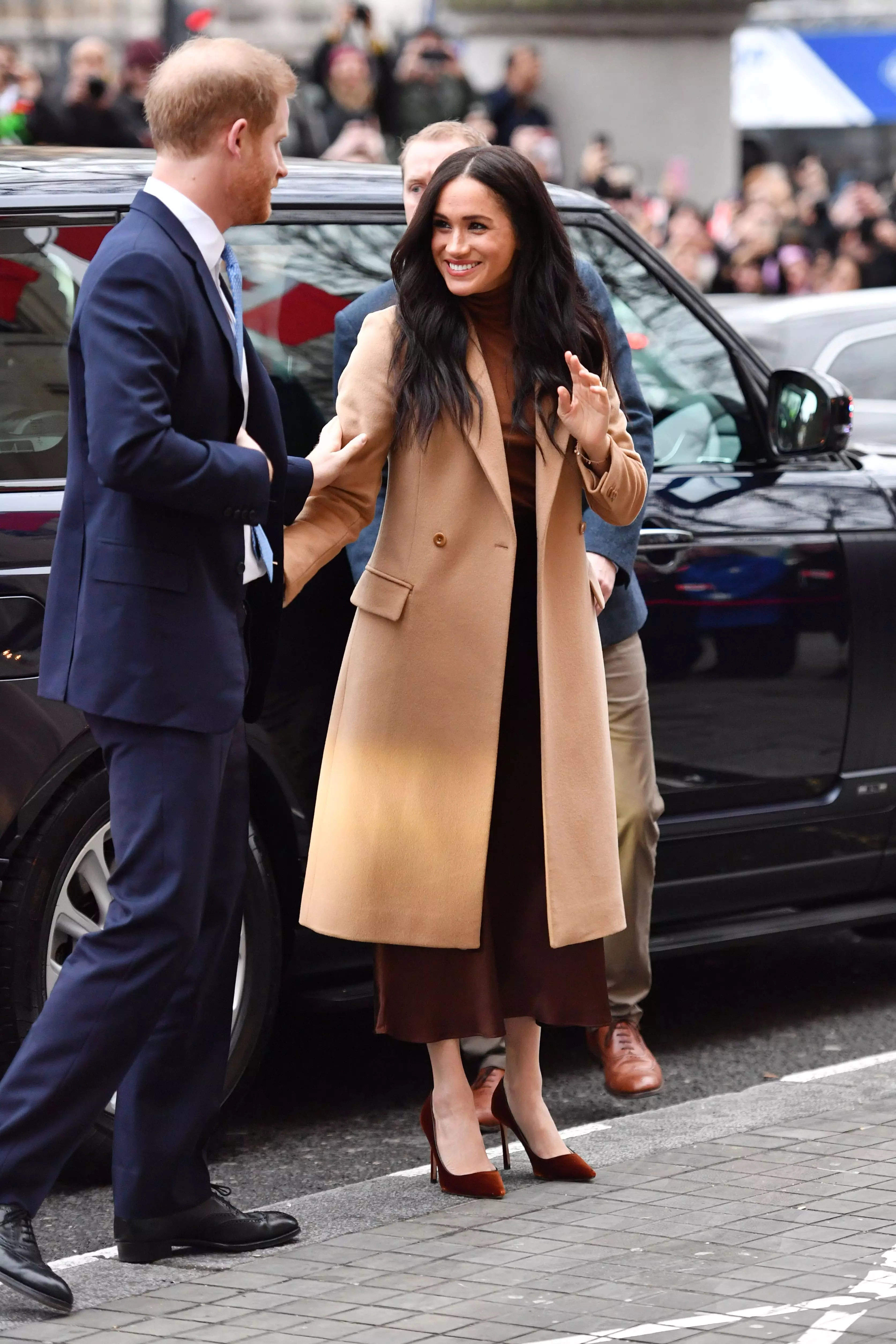 Принцот Хари и војвотката од Сасекс Меган ја посетија канадската куќа, Лондон, ОК - 07 јануари 2020 година