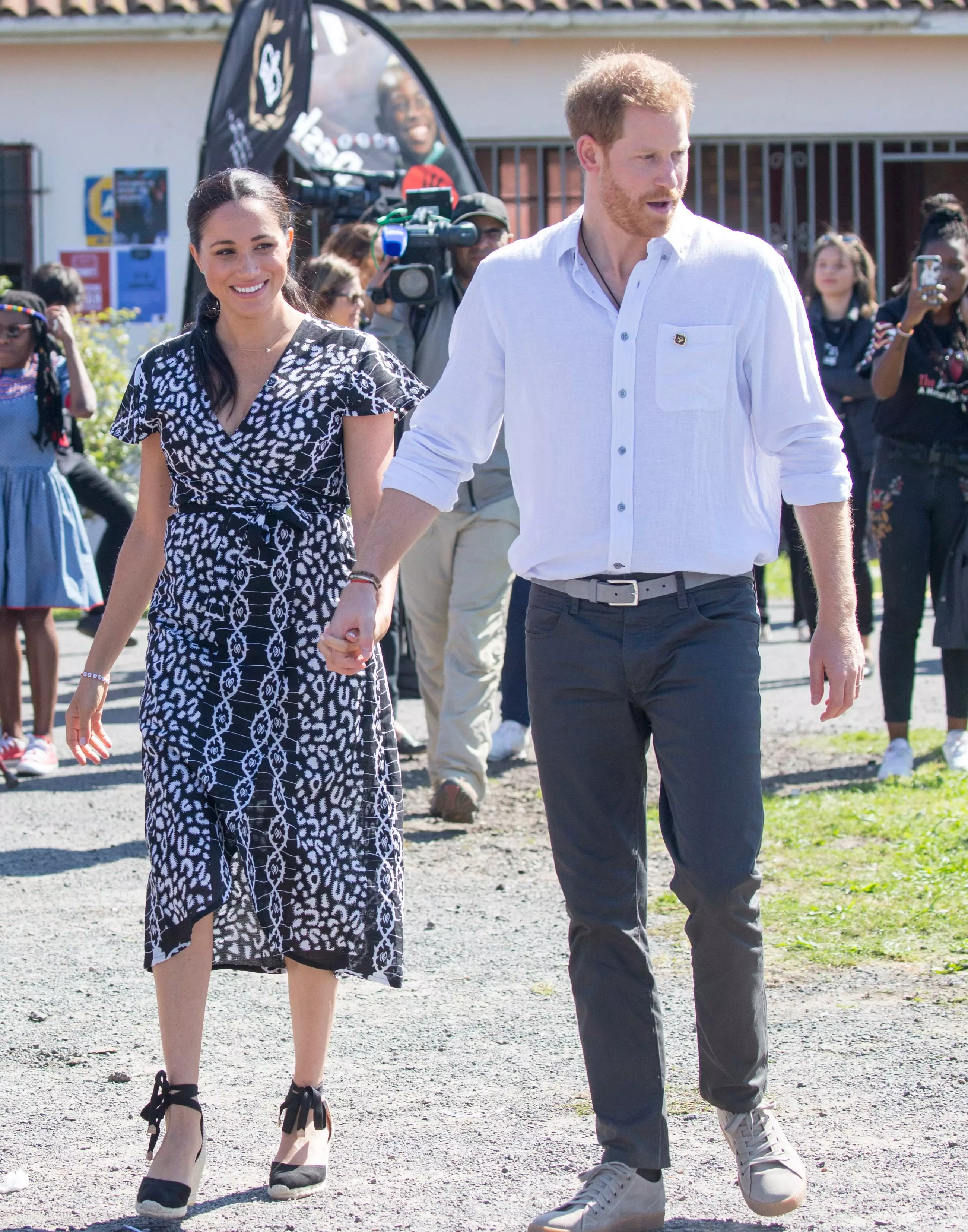 Prins Harry en Meghan Hertoginne fan Sussex besykje Afrika - 23 septimber 2019