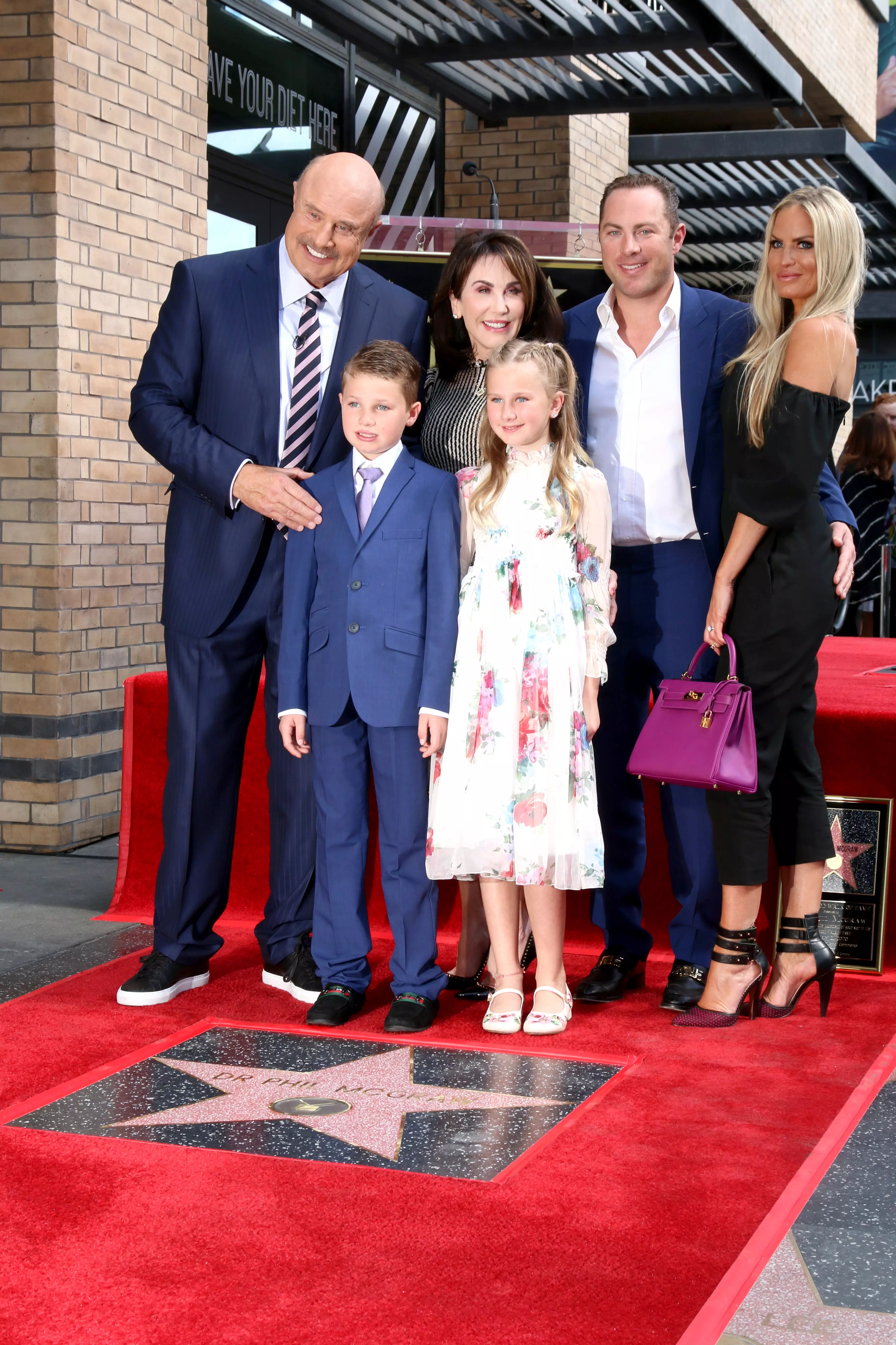 Dr Phil McGraw ngahormatan sareng Bintang dina Hollywood Walk of Fame, Los Angeles, AS - 21 Feb 2020