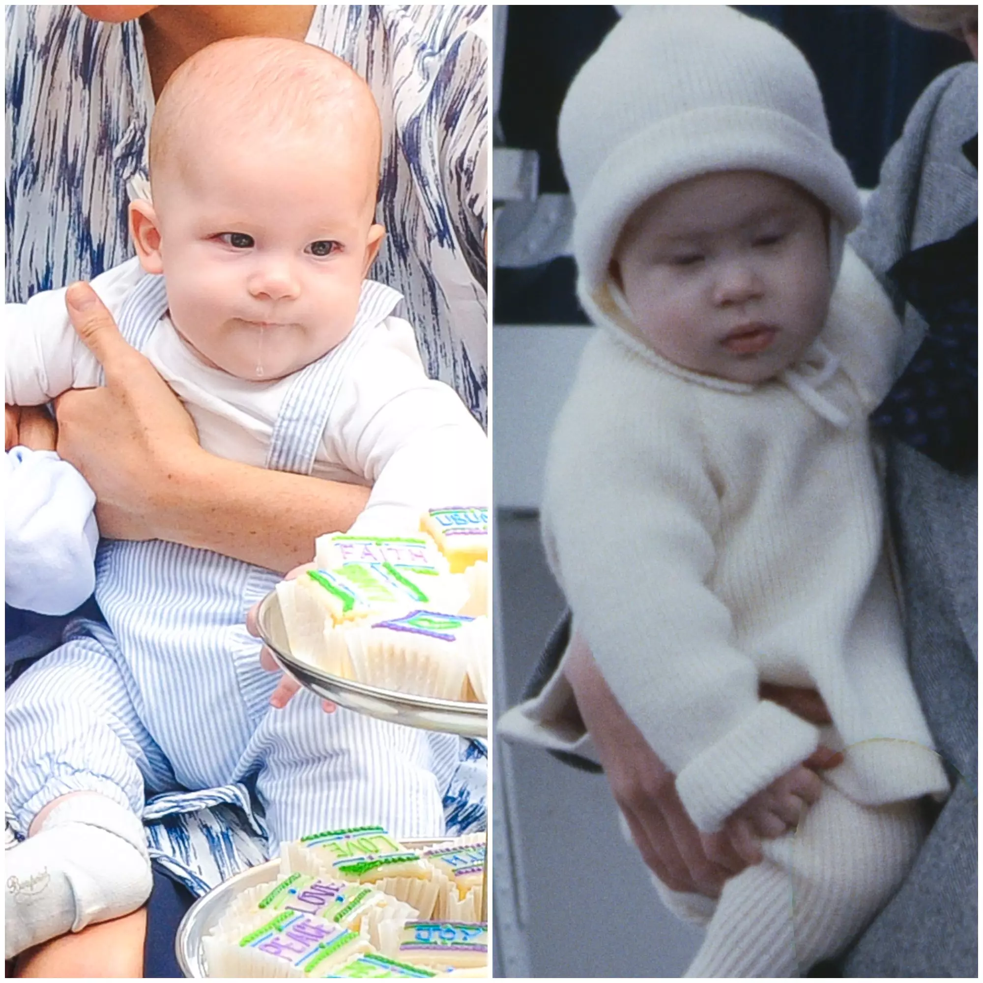 μωρό Άρτσι σε σύγκριση με τον πρίγκιπα Χάρι 1