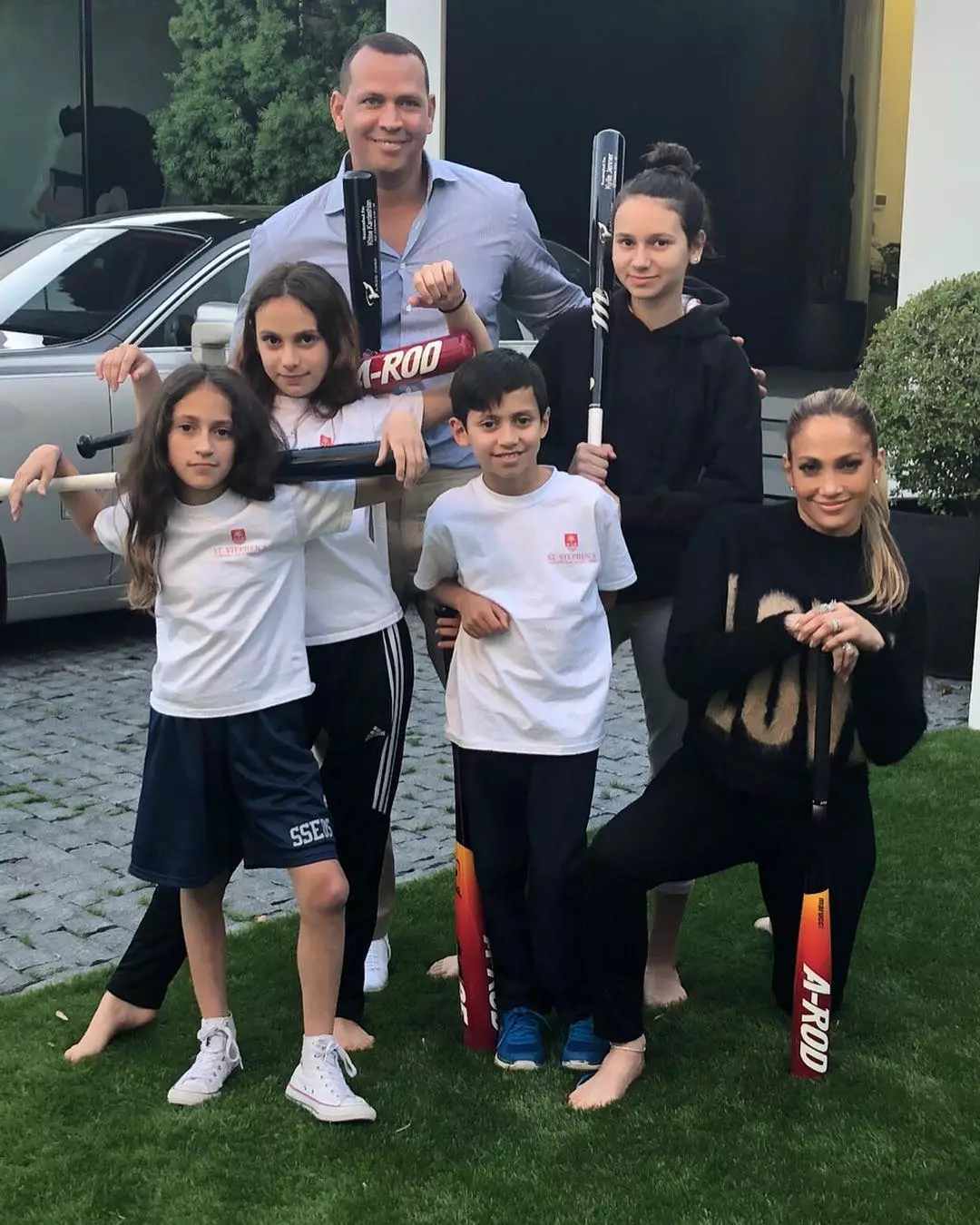 Jennifer Lopez i Alex Rodríguez van formar una família mixta