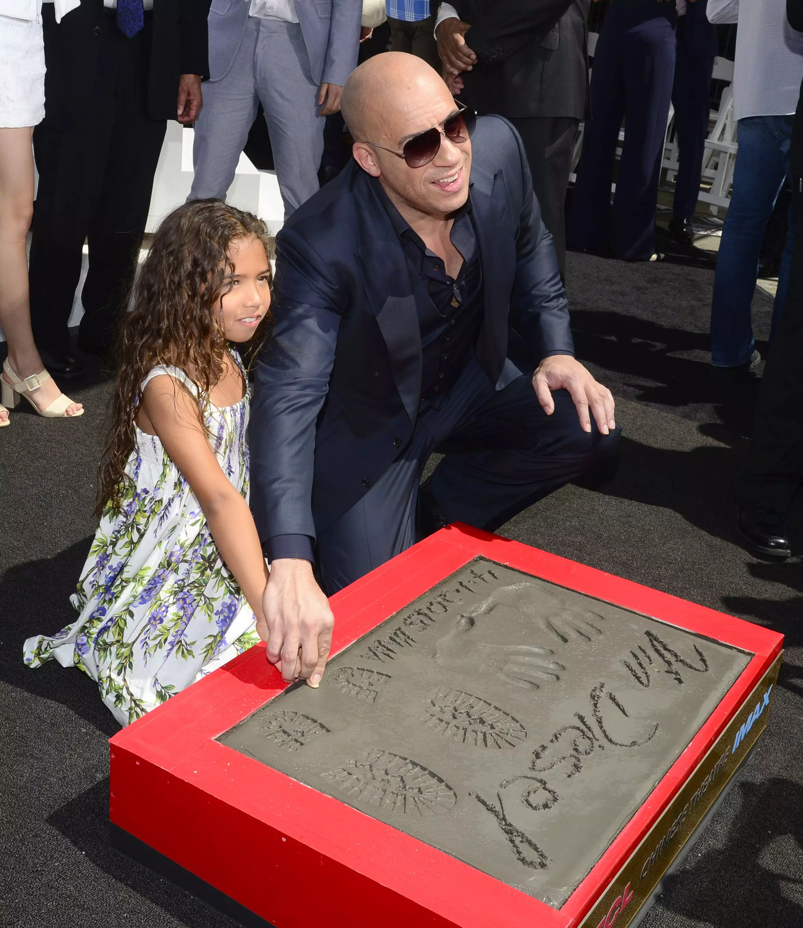 Vin Diesel y su hija