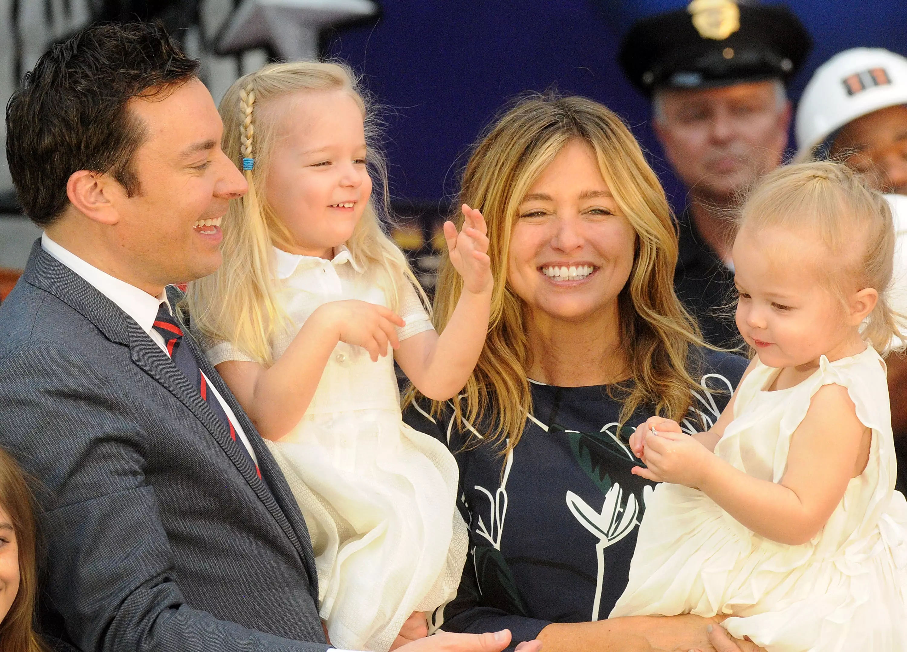 Jimmy e a súa familia. (Crédito da foto: Getty Images)