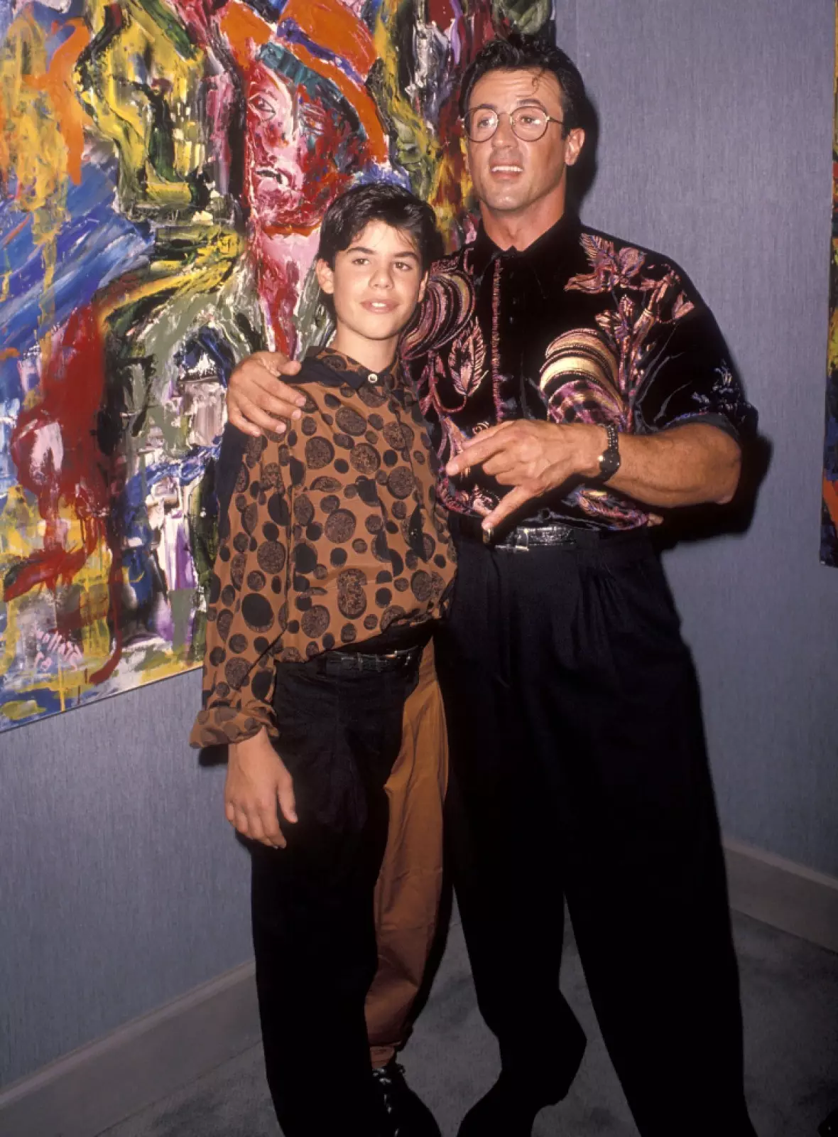 sylvester and sage stallone-getty 图片