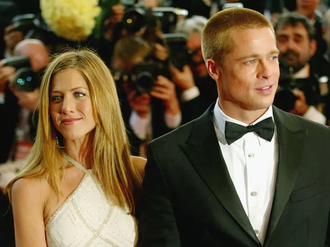 brad pitt na jennifer aniston picha za getty