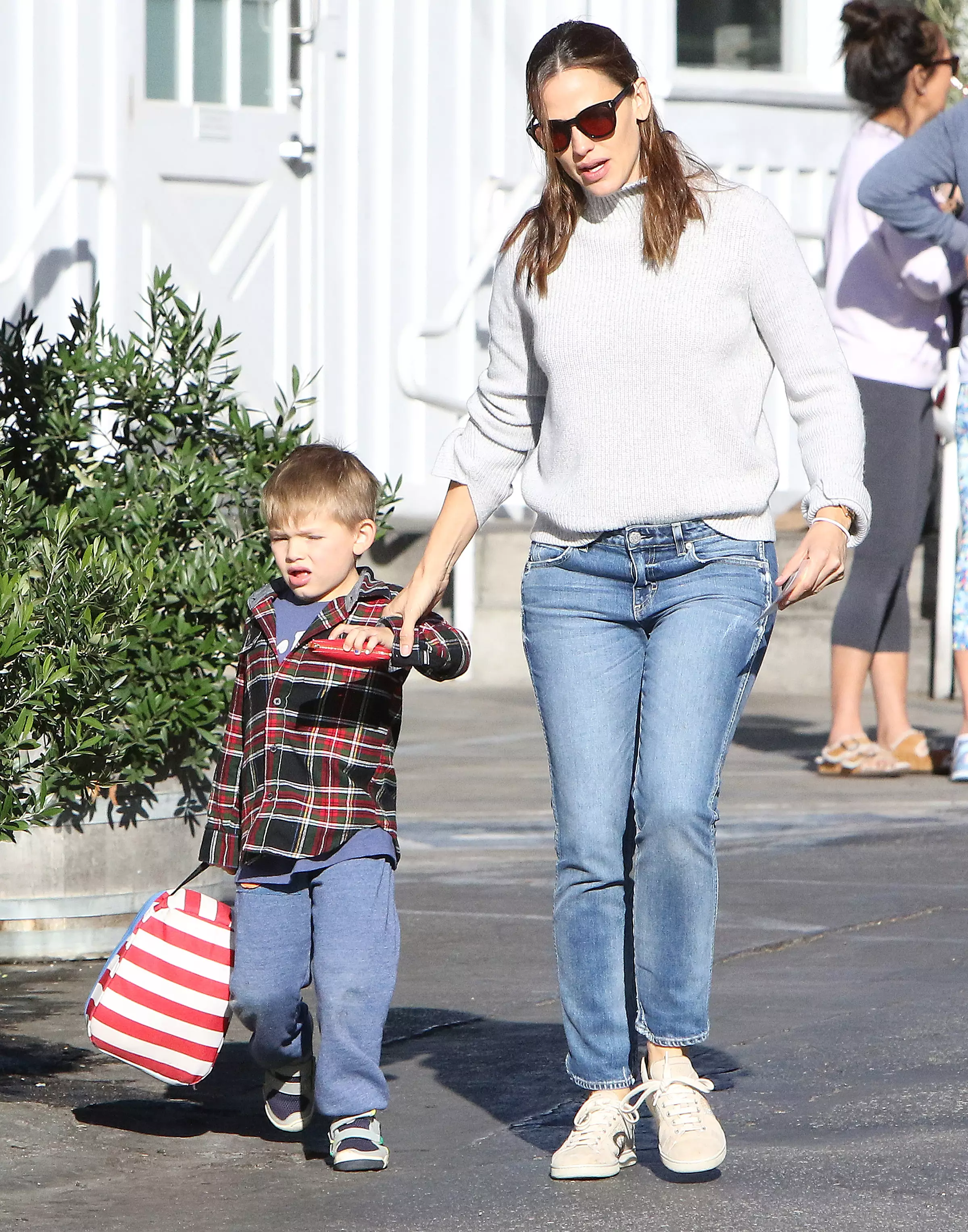 Samuel Affleck jennifer Garner spërkatje