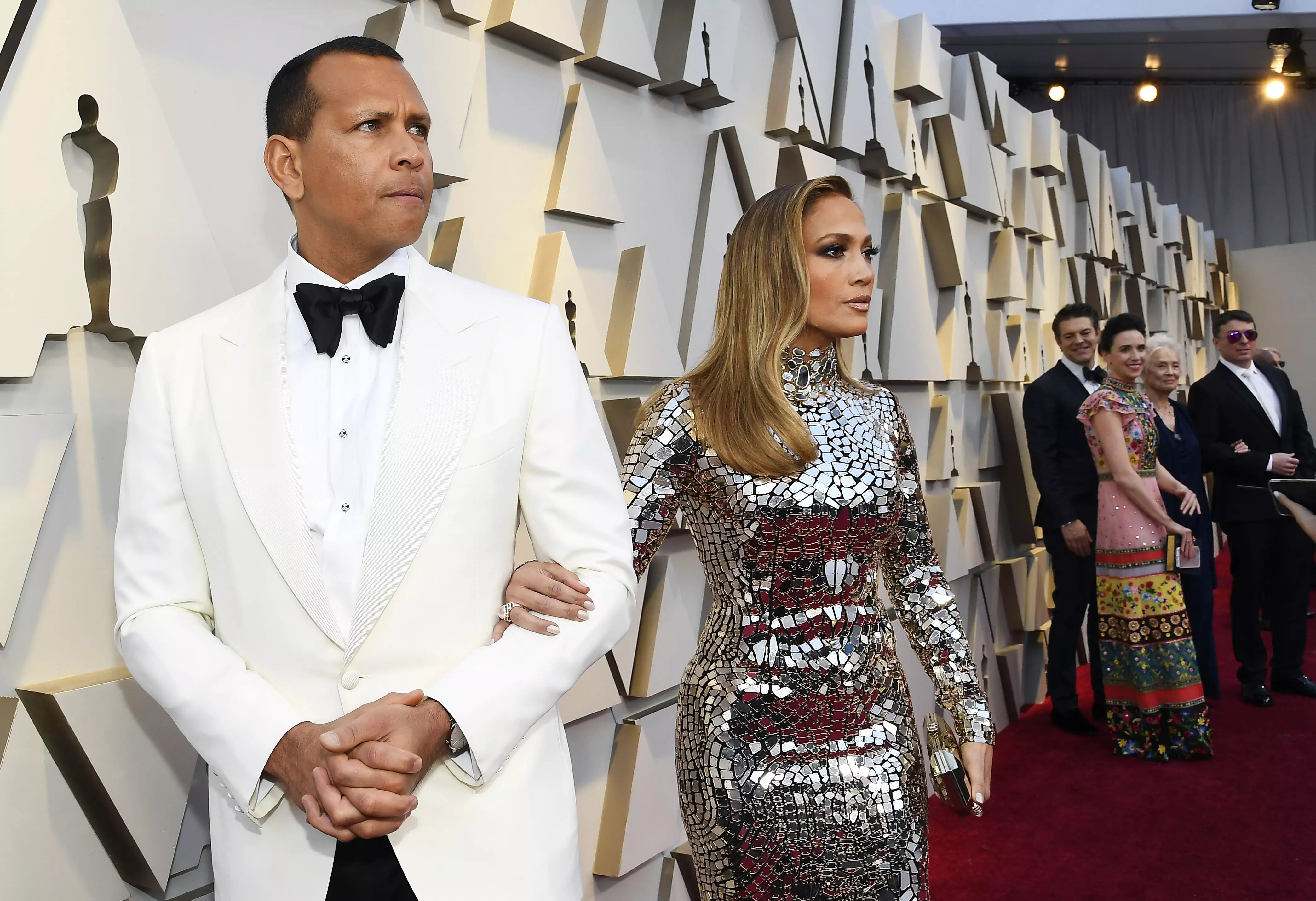 Jennifer Lopez lan Alex Rodriguez rawuh ing Penghargaan Akademi Tahunan kaping 91