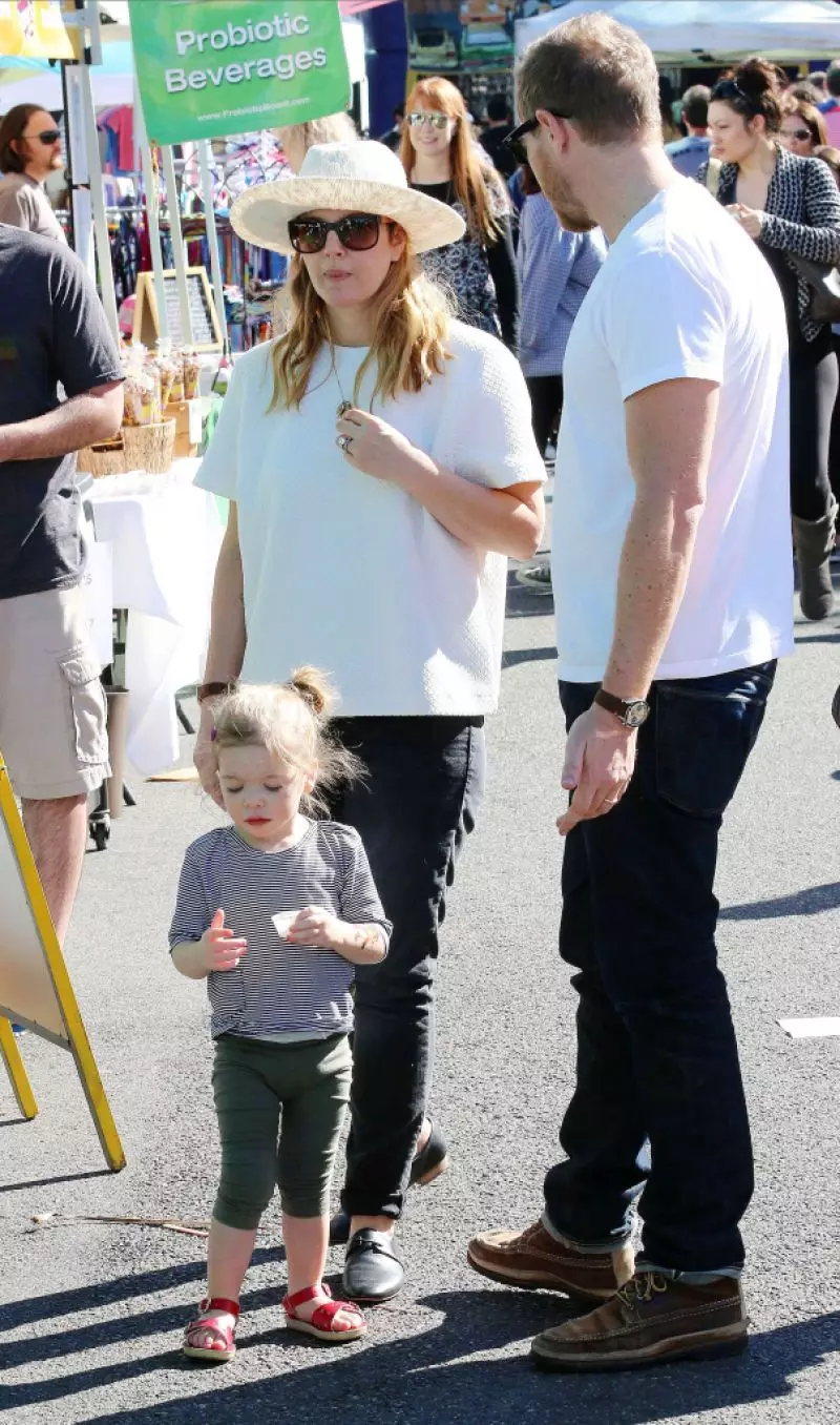 Drew Barrymore na Will Kopelman nje na karibu, Los Angeles, Amerika - 25 Jan 2015